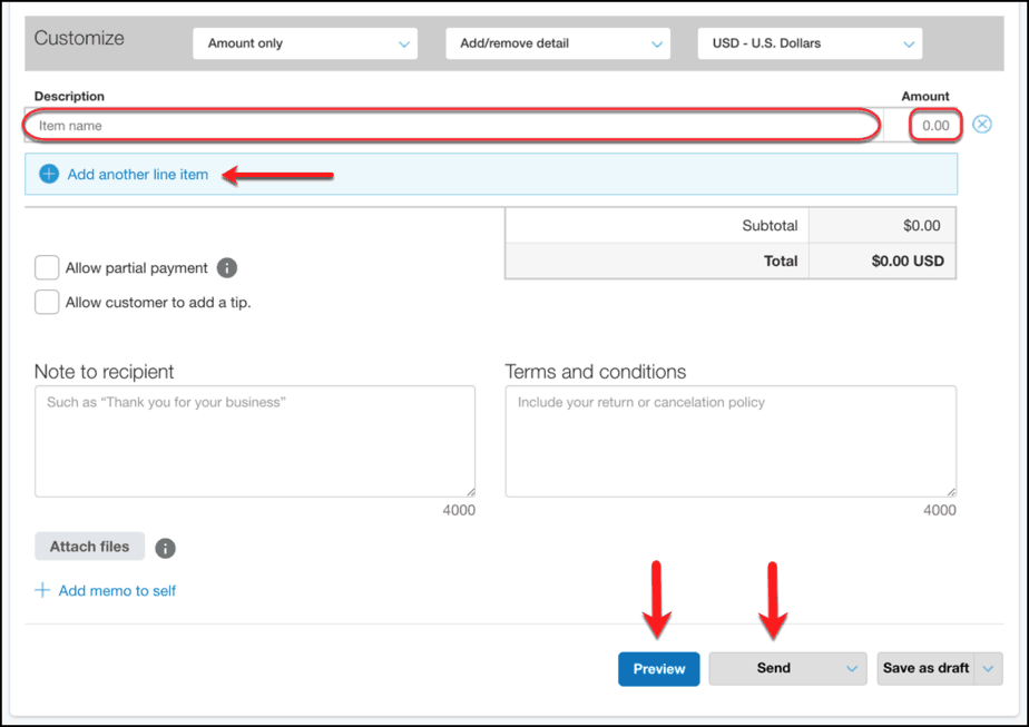Free Paypal Invoice Template