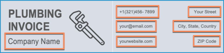 Free Plumbing Invoice Template | PDF | WORD | EXCEL