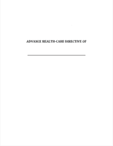 Free Delaware Advance Health Directive Form | PDF