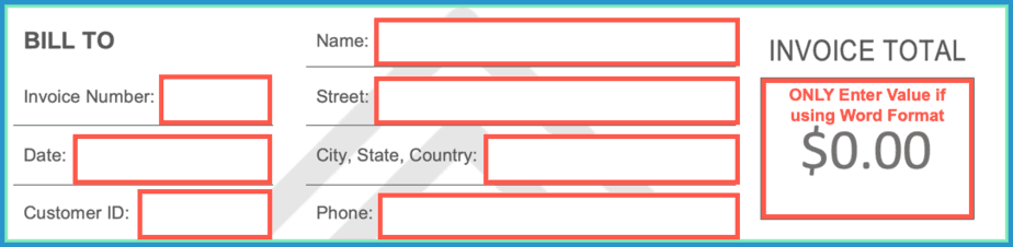 Free Construction Invoice Template | PDF | WORD | EXCEL