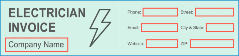 Free Electrician Invoice Template | PDF | WORD | EXCEL