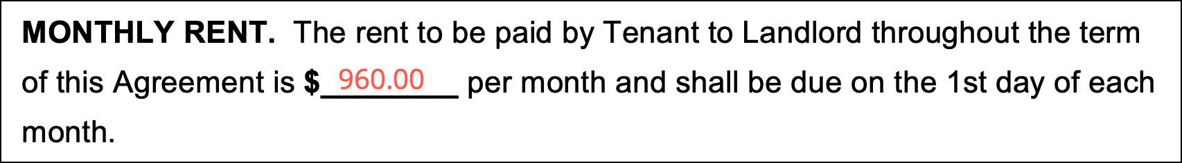 Free Standard Residential Lease Agreement Templates | PDF | WORD | RTF