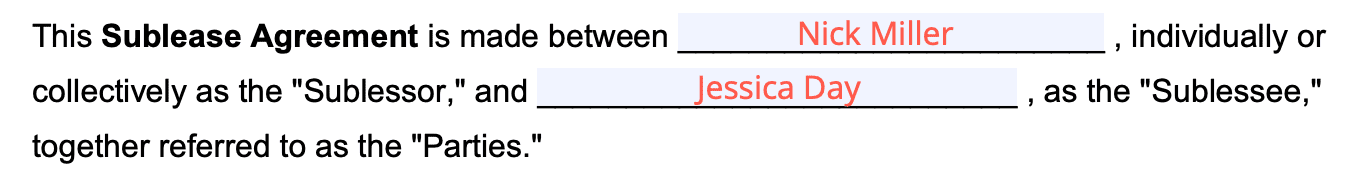 Free Sublease Agreement Templates | PDF | WORD | RTF