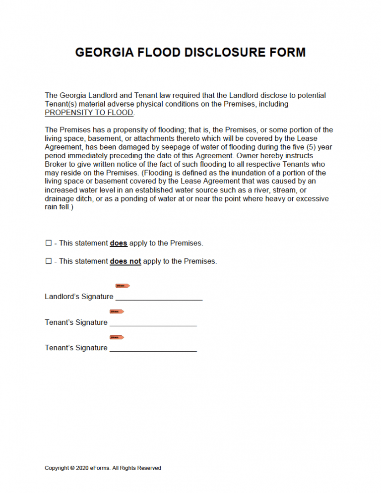 Free Georgia Rental Lease Agreement Templates | PDF