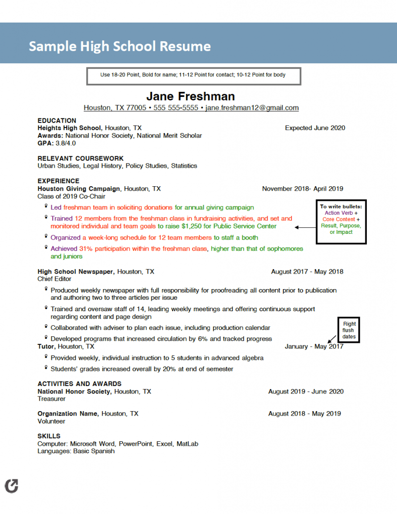 Free College Resume Templates | PDF | WORD