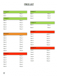 Free Price List Templates | PDF | WORD | EXCEL