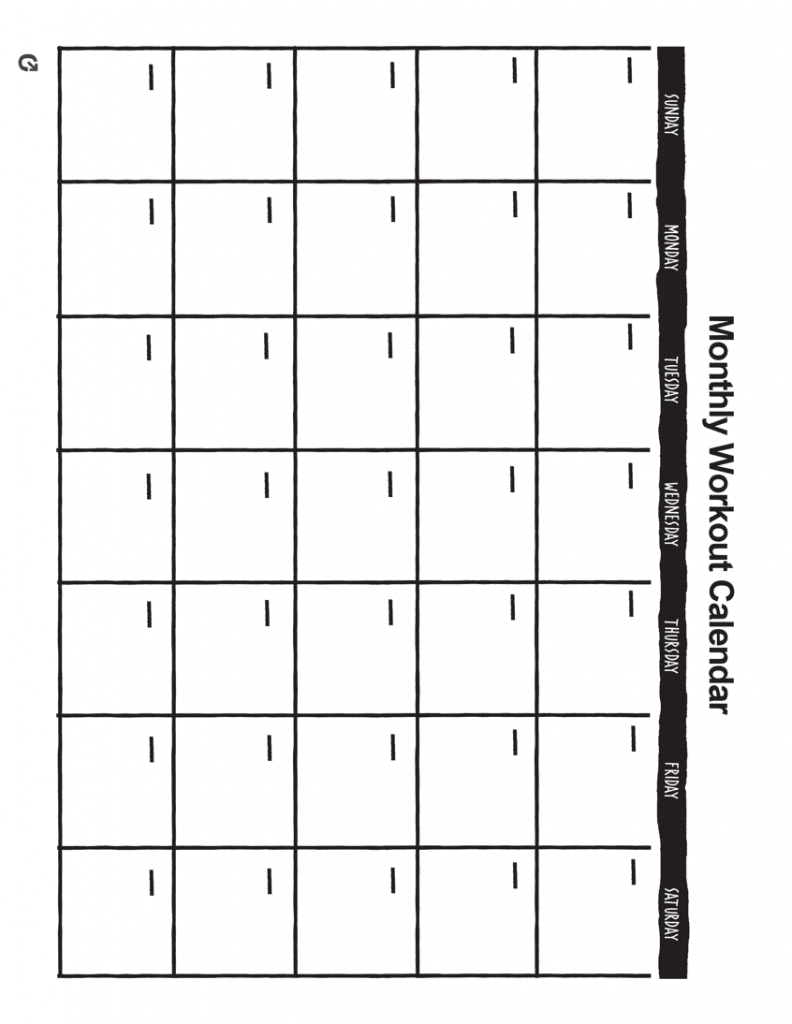 Free Exercise Chart Templates | PDF | WORD | EXCEL
