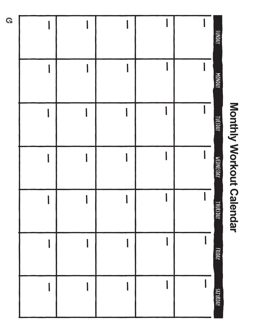 Free Exercise Chart Templates | PDF | WORD | EXCEL