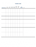 Free Exercise Chart Templates | PDF | WORD | EXCEL
