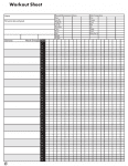 Free Exercise Chart Templates | PDF | WORD | EXCEL