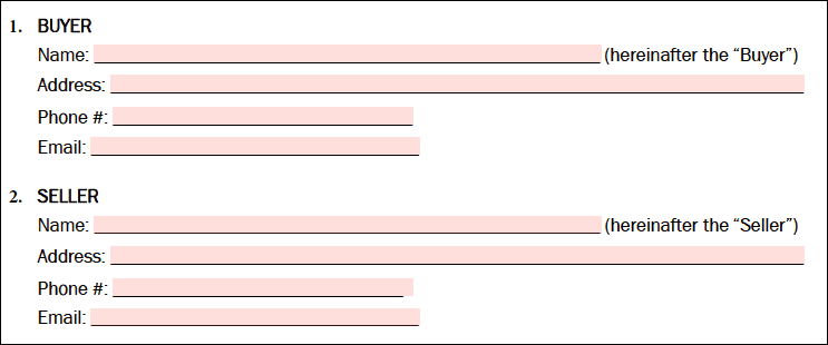 Free Firearm / Gun Bill of Sale Form | PDF | WORD | RTF
