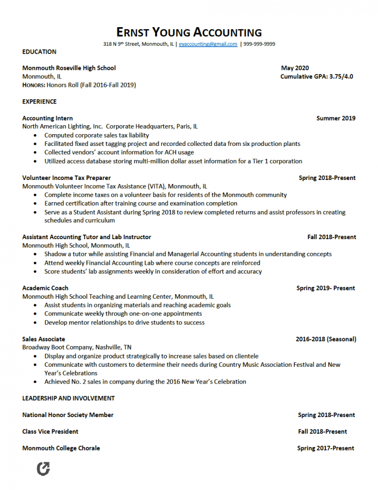 Free College Resume Templates | PDF | WORD