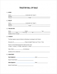 Free Tractor Bill of Sale Form | PDF | WORD | RTF